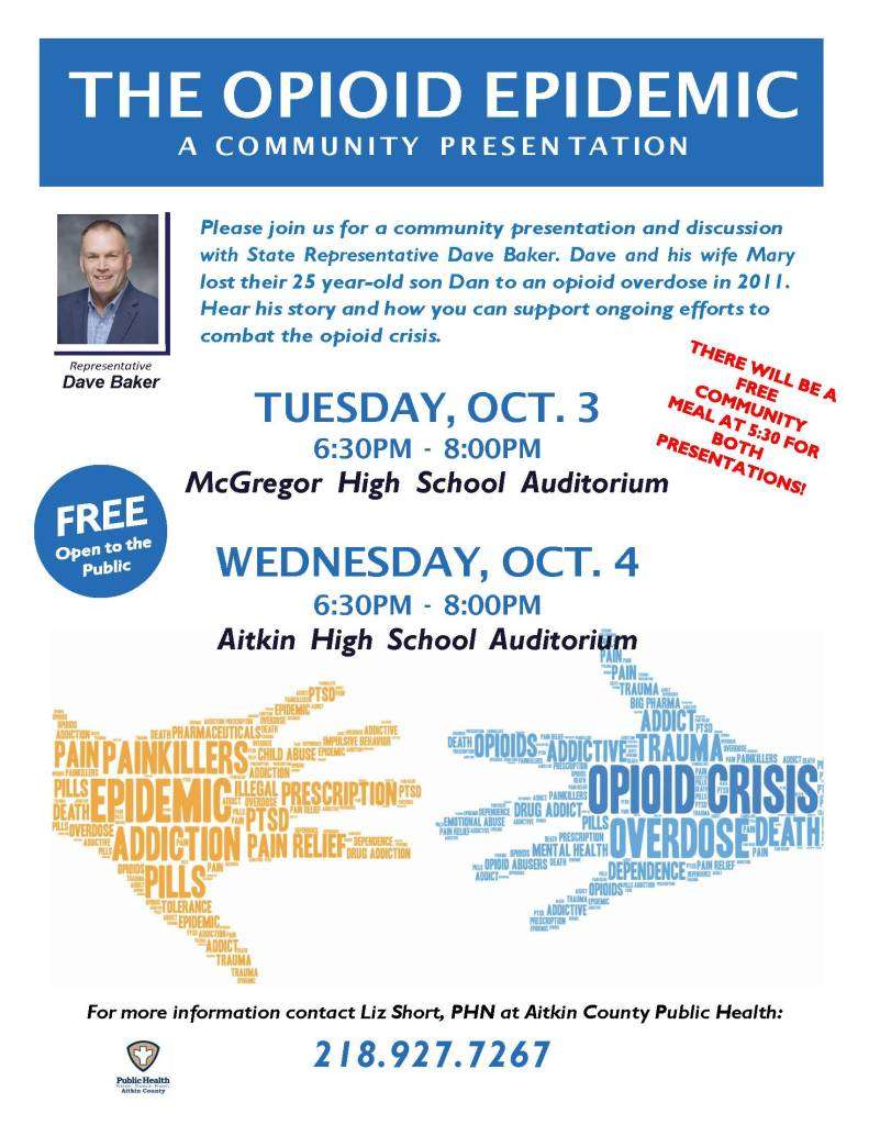 THE OPIOID EPIDEMIC: A COMMUNITY PRESENTATION, McGregor High School ...